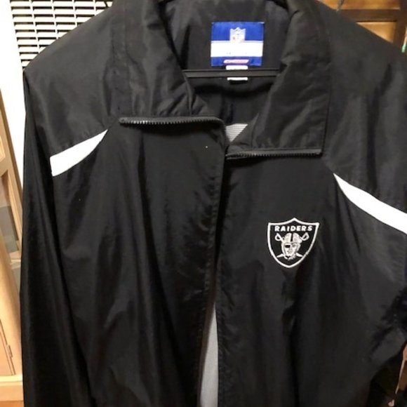 NFL | Jackets & Coats | Raider Nfl Reebok Collaboration Jacket | Poshmark